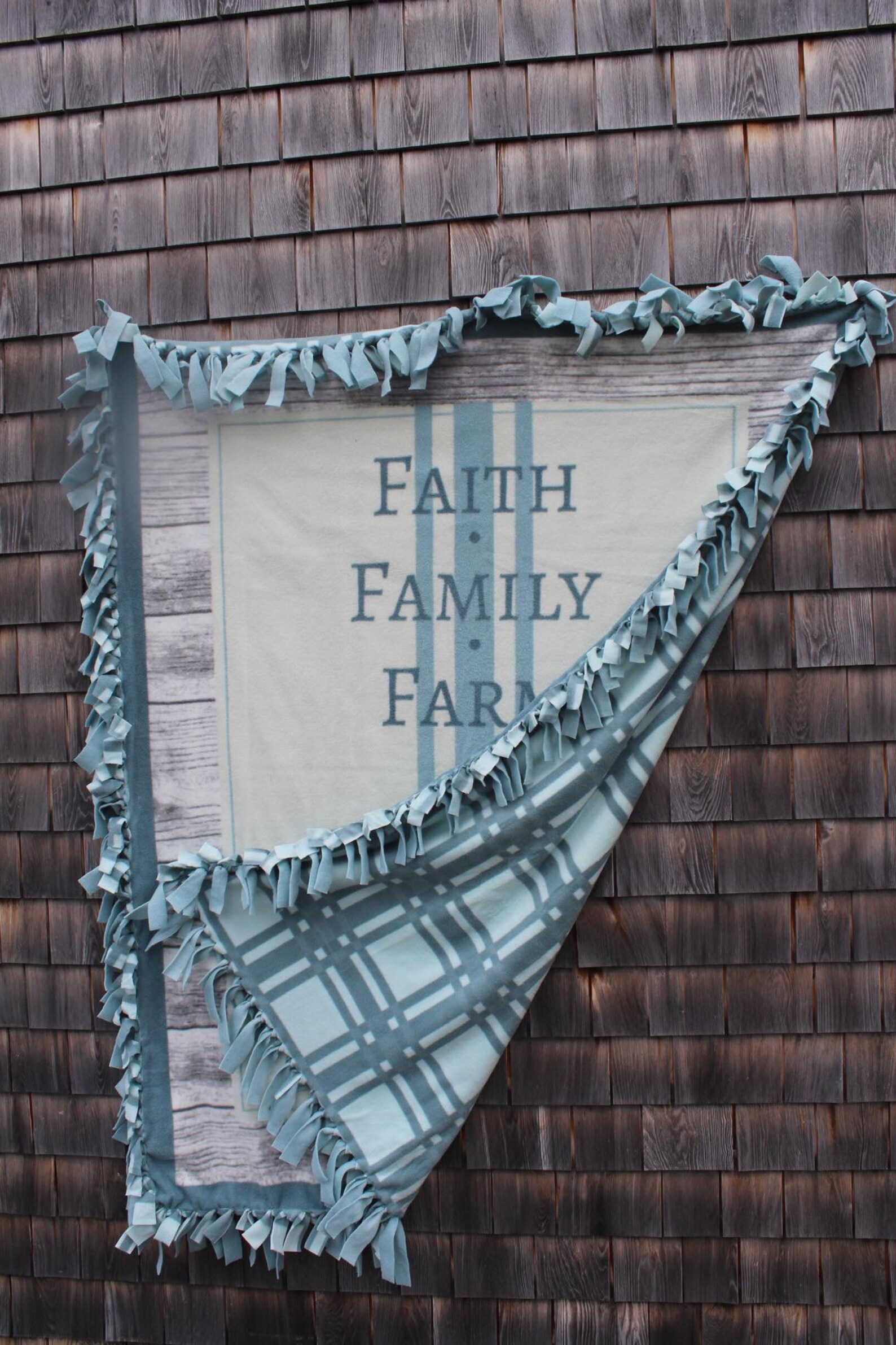 Faith Family Farm Fleece Cuddle Blanket - Etsy
