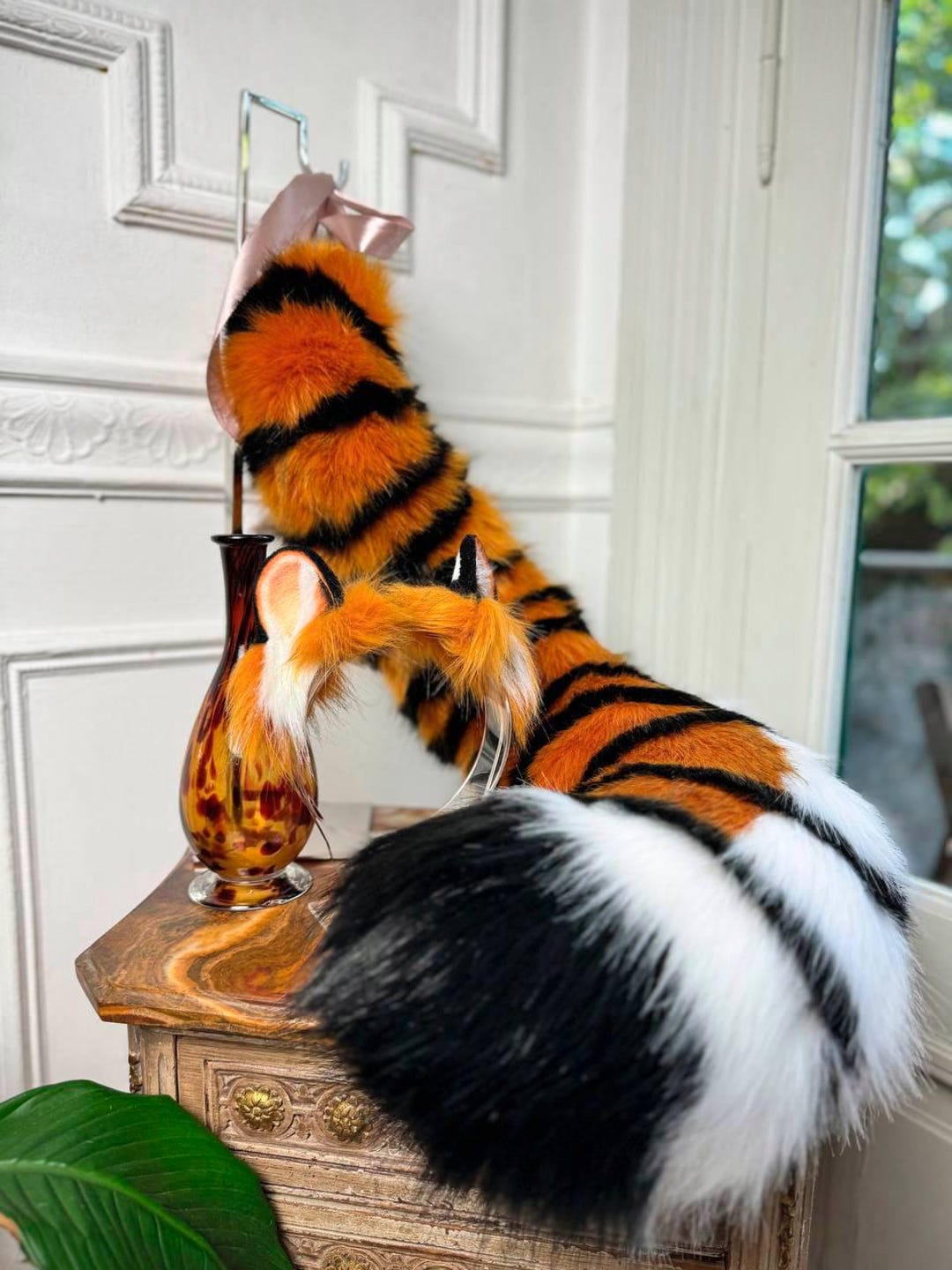 Faux Fur Tiger Ears and Tail - Etsy