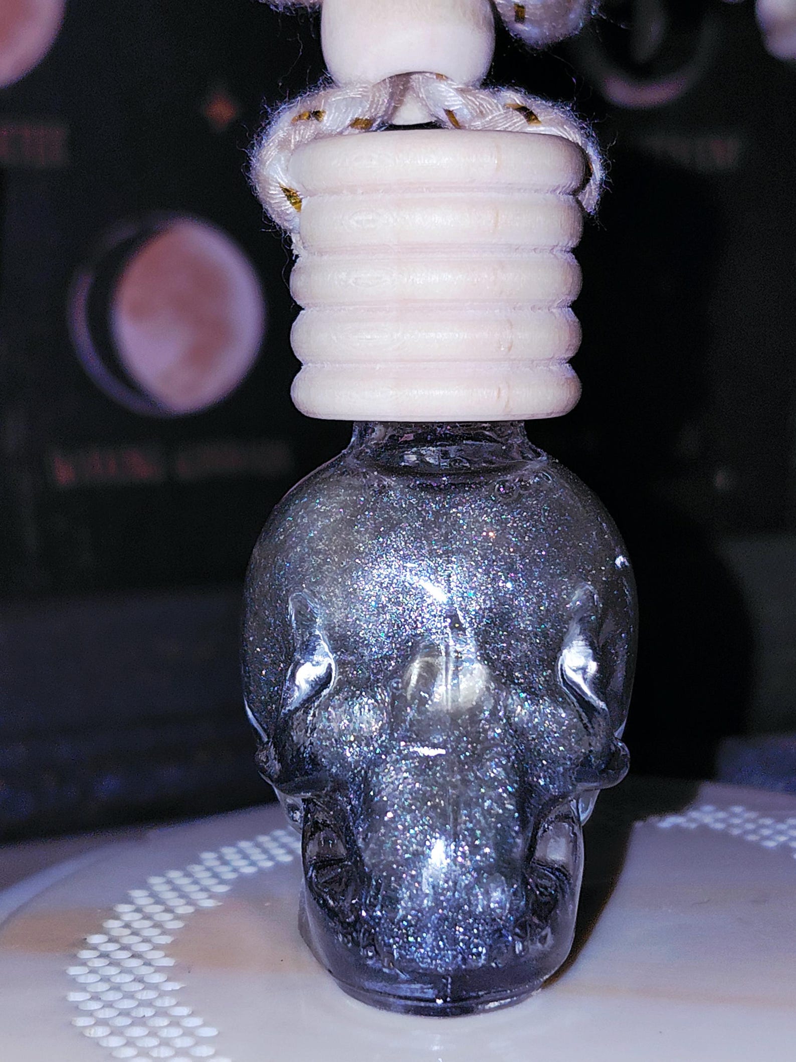 Glass Diffusers With Unique Essential Oil Blends and Shimmery Pigment ...