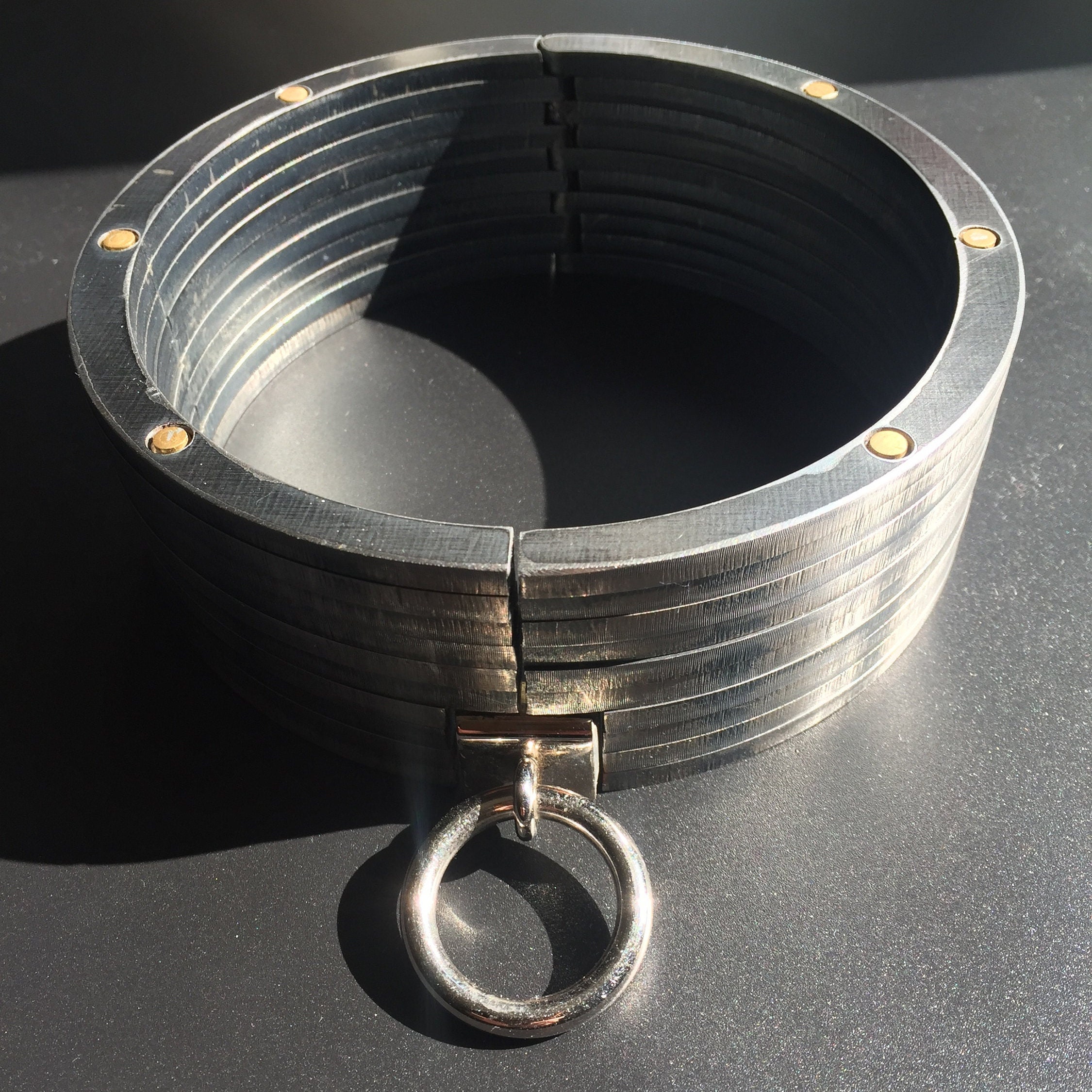 Heavy Stainless Steel Bondage Restraints BDSM Collar - Etsy Australia