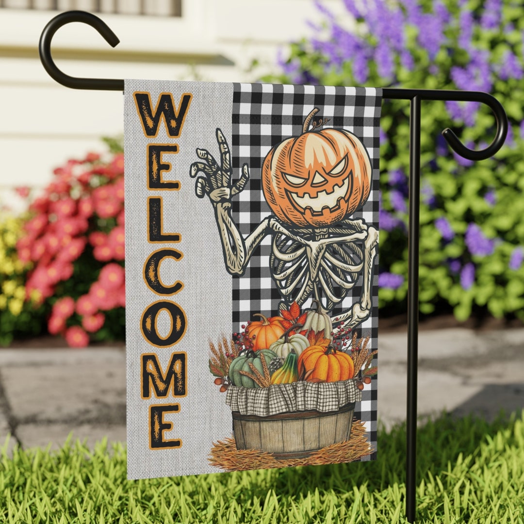 Welcome Garden Flag | Garden Flag | Sublimation Design | Welcome | Fall ...