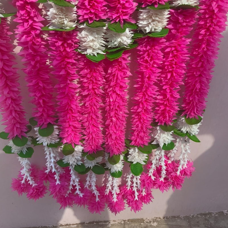 Pink Garland - Etsy