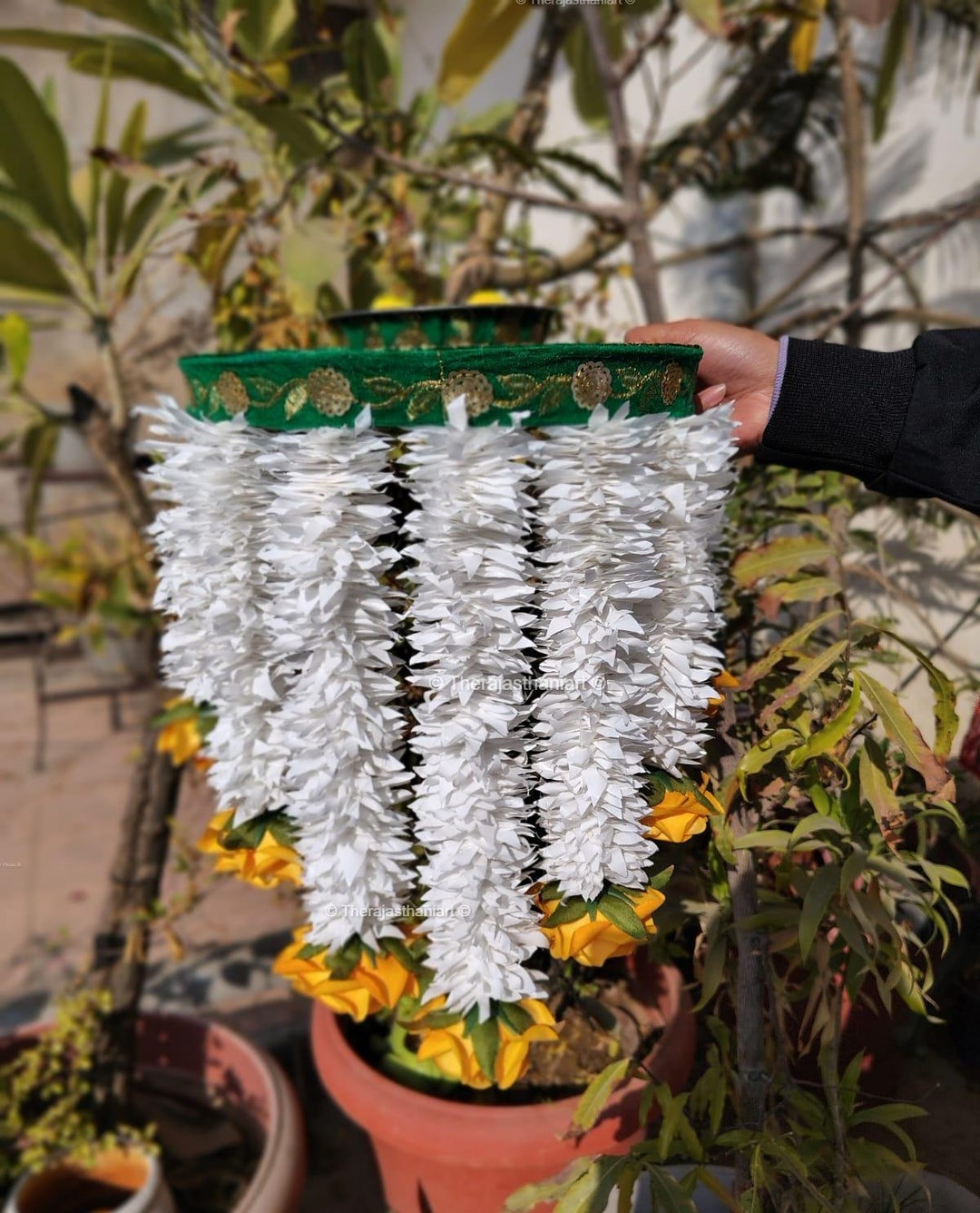 Decorative Mehndi /haldi Plate Ceremony Set, Dholki Thali, Custom Haldi ...