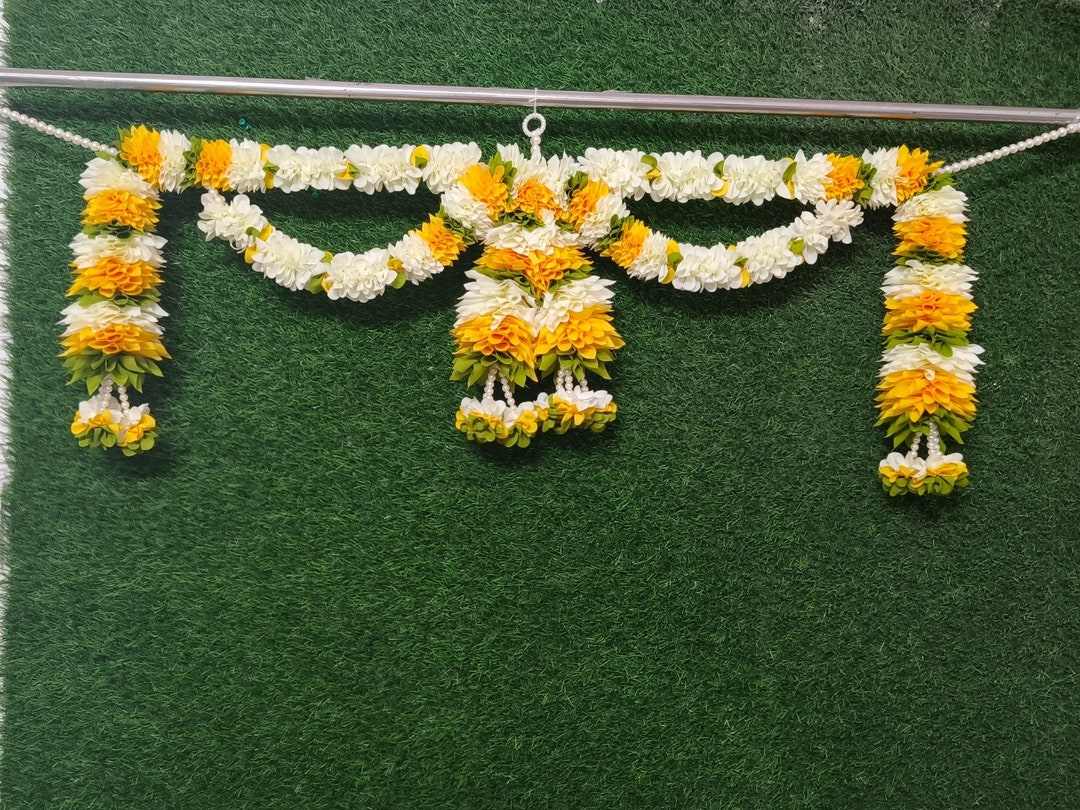 Fabric Toran Bhandarwar Door Hanging, Diwali Décor , Eco Friendly Door ...