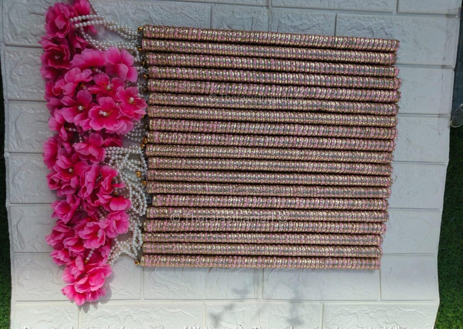 Vibrant Dandiya Garba Sticks Pair With Flower Tassels for Navratri ...
