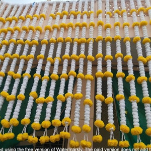 6 Feet -12 Feet Marigold Complete Backdrop Set up With New Design for ...