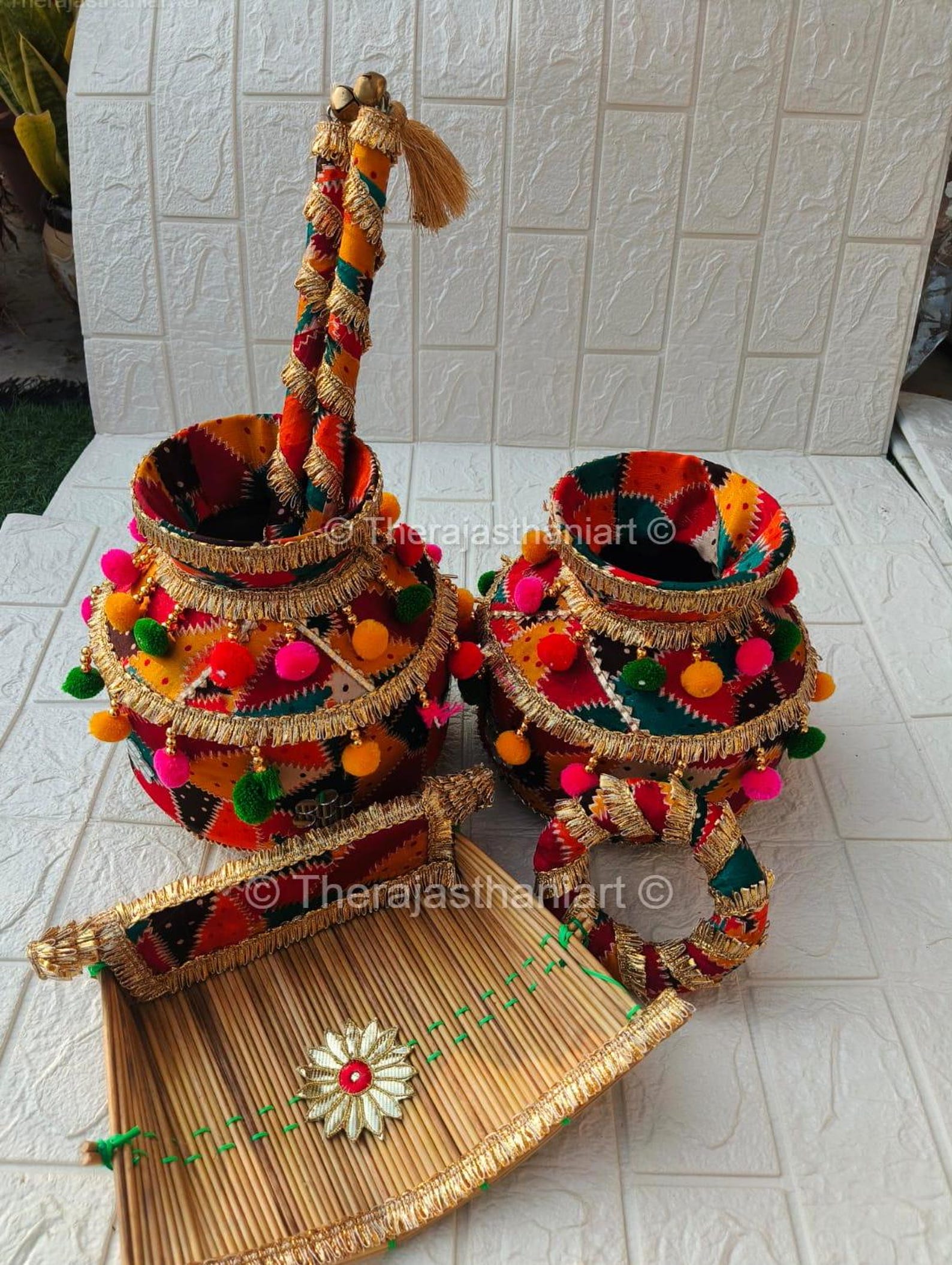 Punjabi Wedding Jaggo Set of 4| Indian Pre-wedding Accessories | Bride ...