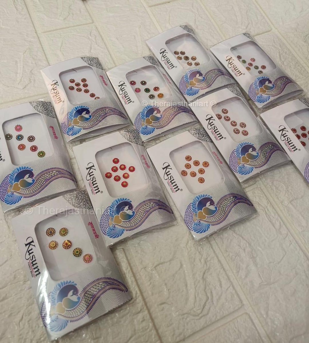 Multicolor Bindi Sticker Pack Round Bindis,face Jewels,assorted Bindis ...