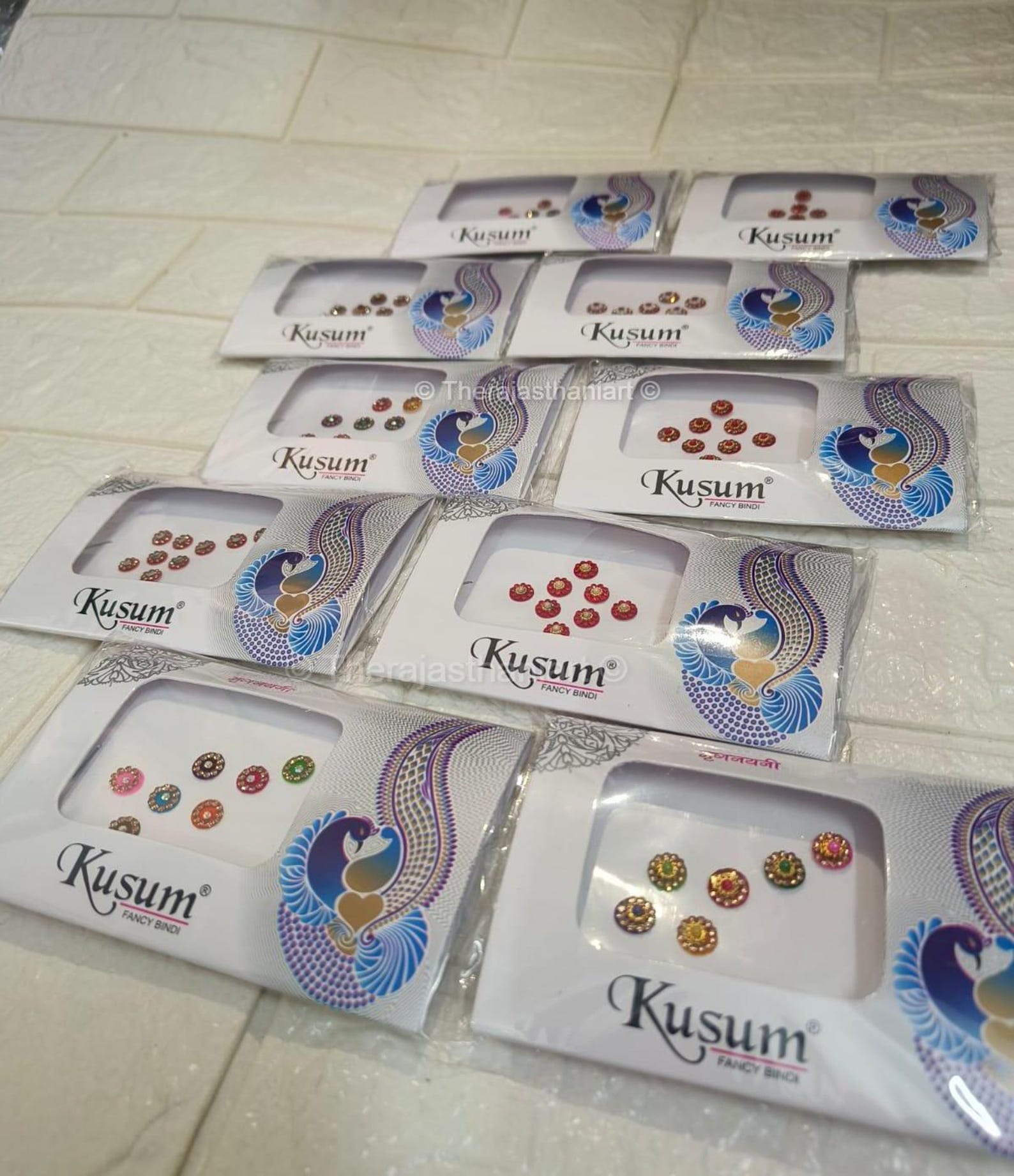 Multicolor Bindi Sticker Pack Round Bindis,face Jewels,assorted Bindis ...