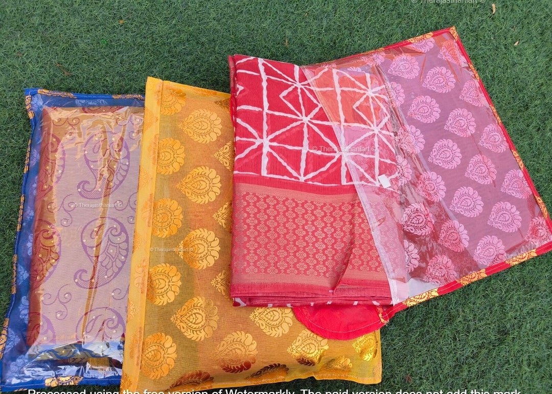 Bulk Indian Saree Covers | Silk Saree Storage Bags | Wedding Favors ...