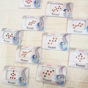Multicolor Bindi Sticker Pack Round Bindis,face Jewels,assorted Bindis ...