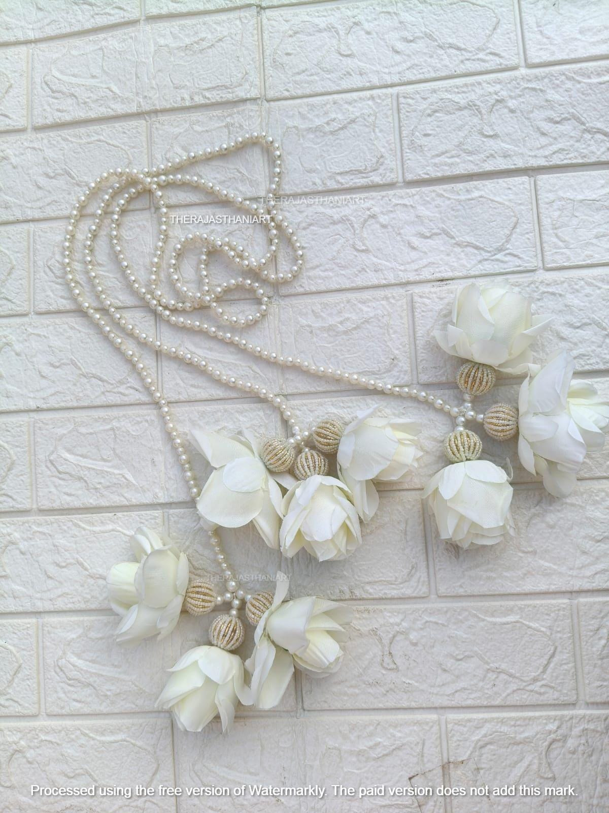 3 Types Pearl Flower Parandi for Women, Punjabi Parandi Jewelry Indian ...