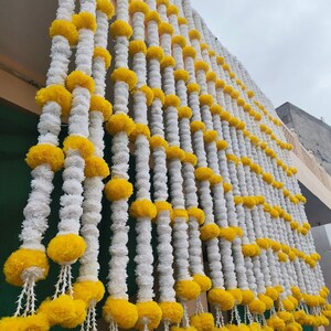 6 Feet -12 Feet Marigold Complete Backdrop Set up With New Design for ...
