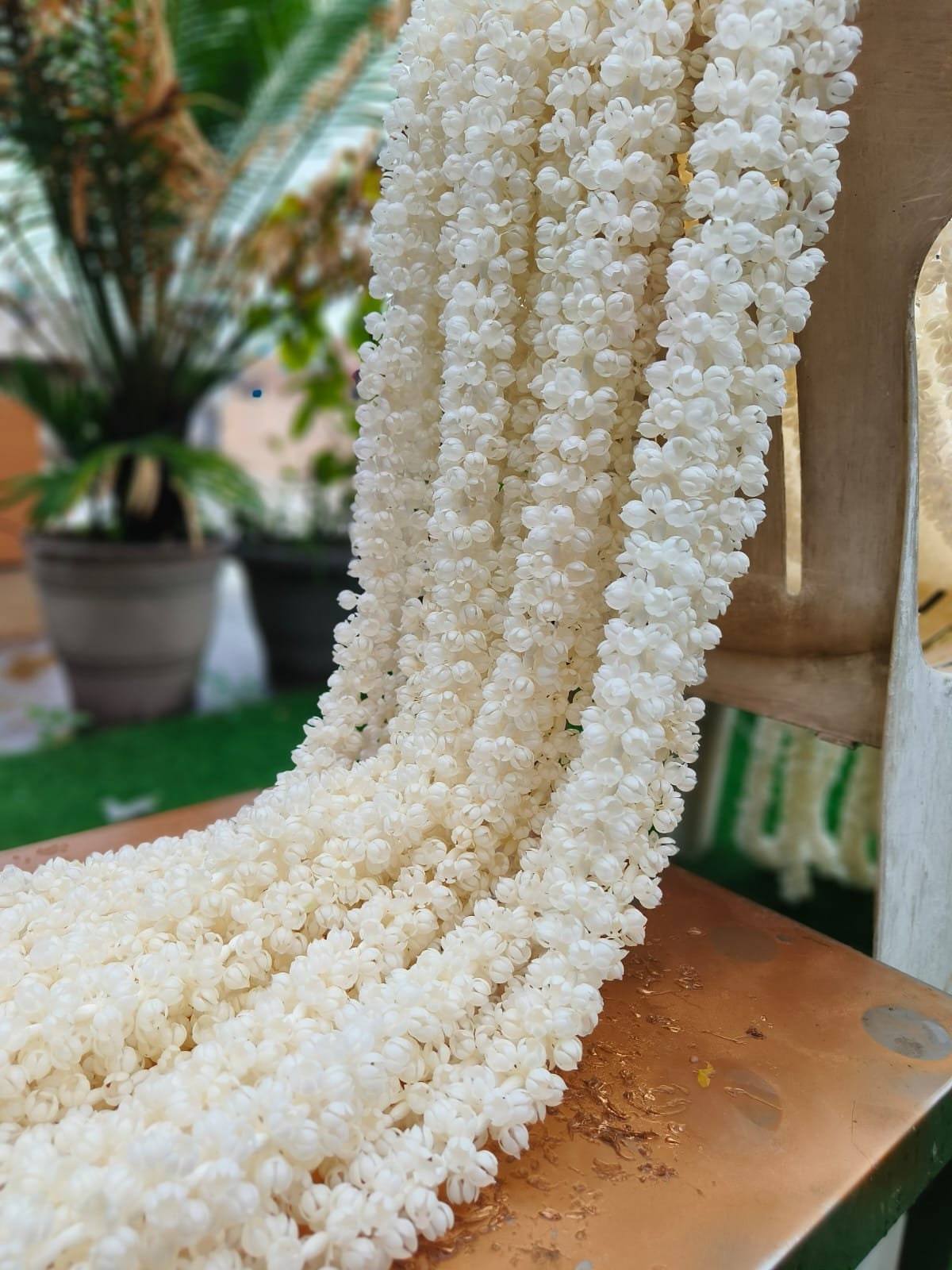 Flower Nikah Pardha, Islamic Wedding Pakistani Bride Groom Partition ...