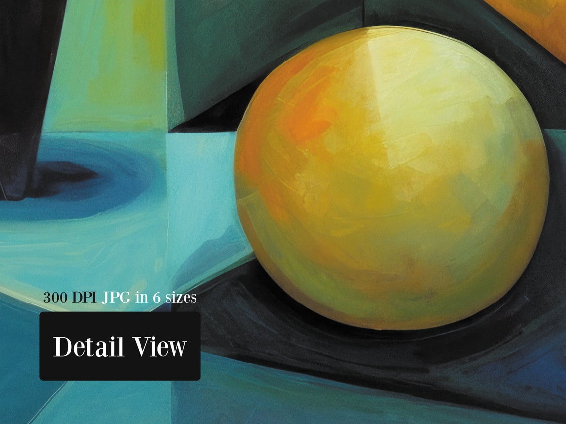 Modern Abstract Shapes Print, Simple Shapes #1, Contemporary Art ...