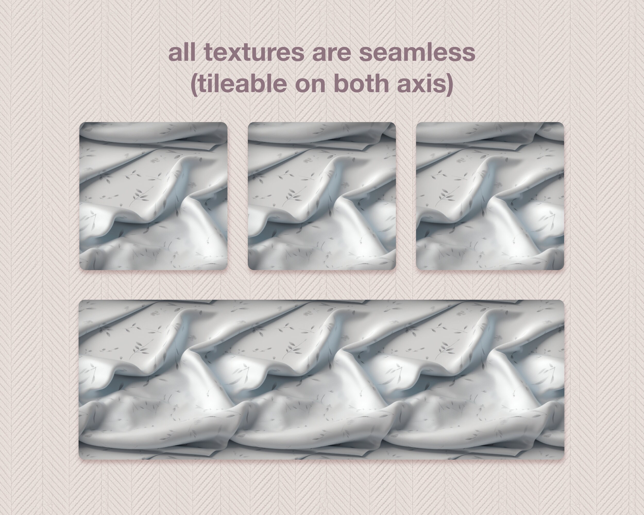 Elegant Fold Textures (seamless) | Satin, Knitted, 3D Waves, Photoshop ...