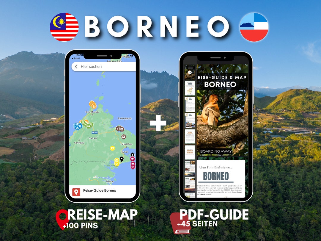 Ultimate BORNEO – SABAH Travel Guide | 49 Page E-book + Interactive Map ...