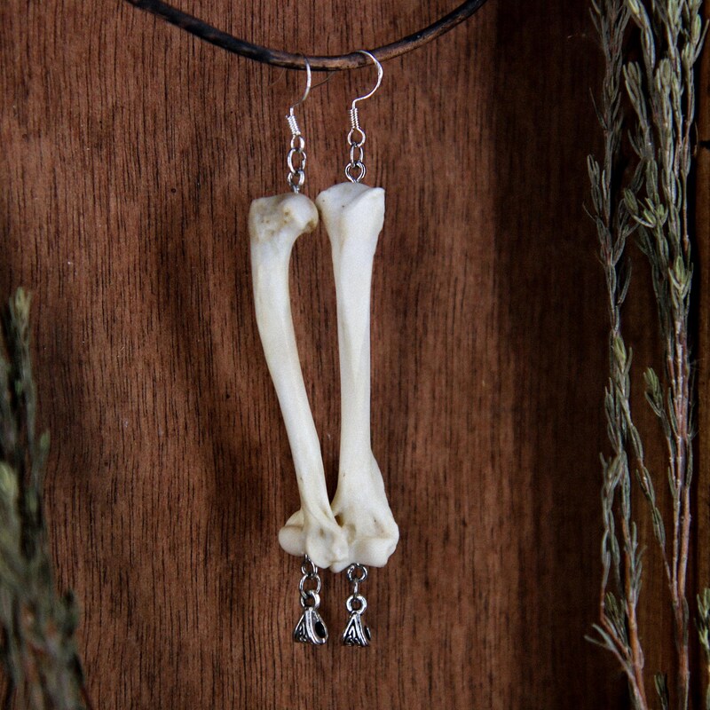 Bone Earrings - Etsy UK