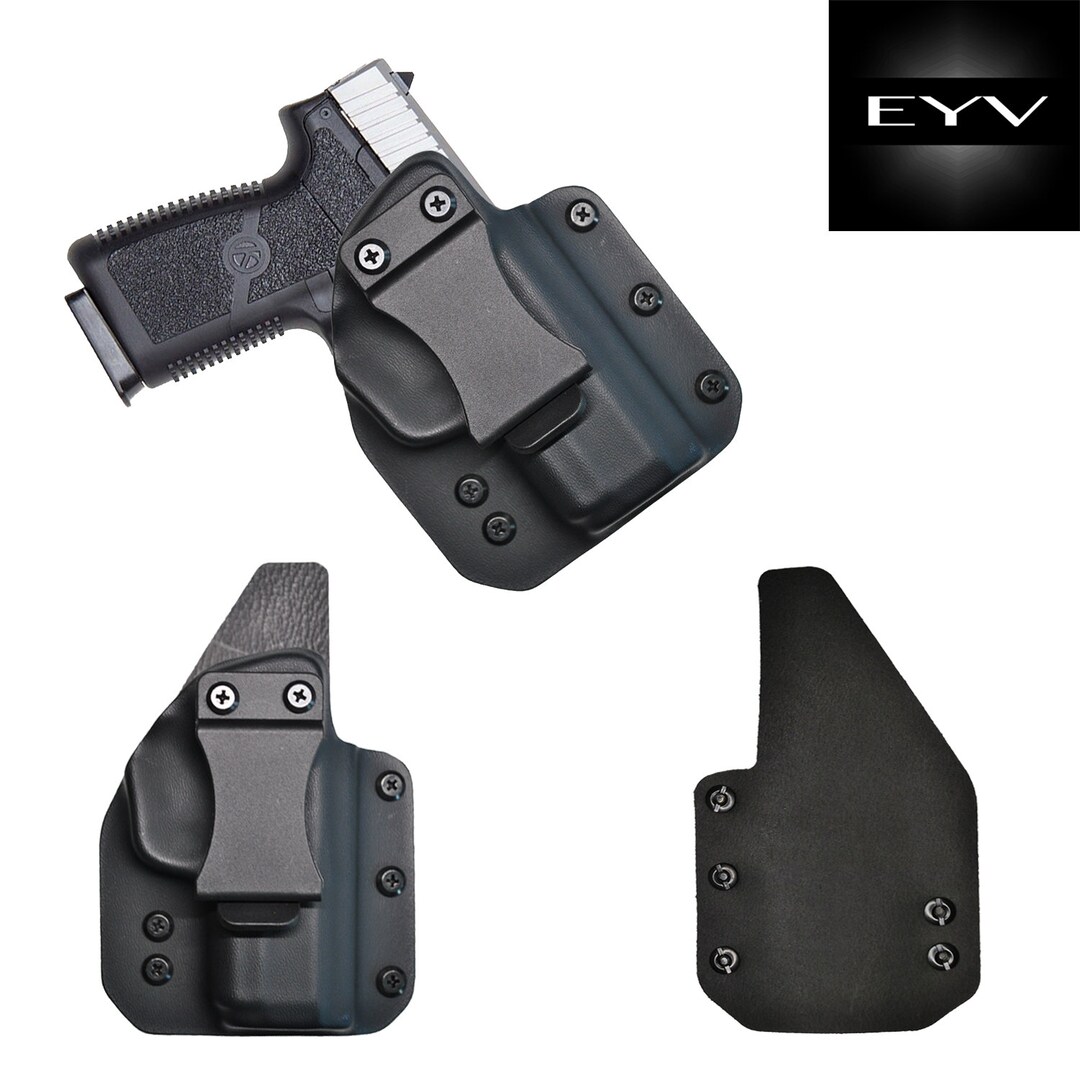 EYV IWB Hybrid Leather/ Kydex Concealed Carry Holster KAHR CW9 Handing and Color Options Are ...