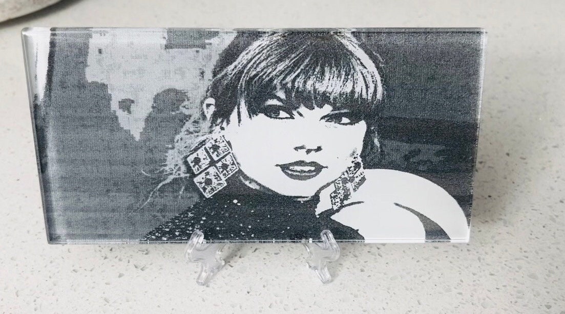 Taylor Swift Engraved Glass Art Decor Limited Edition. Free - Etsy