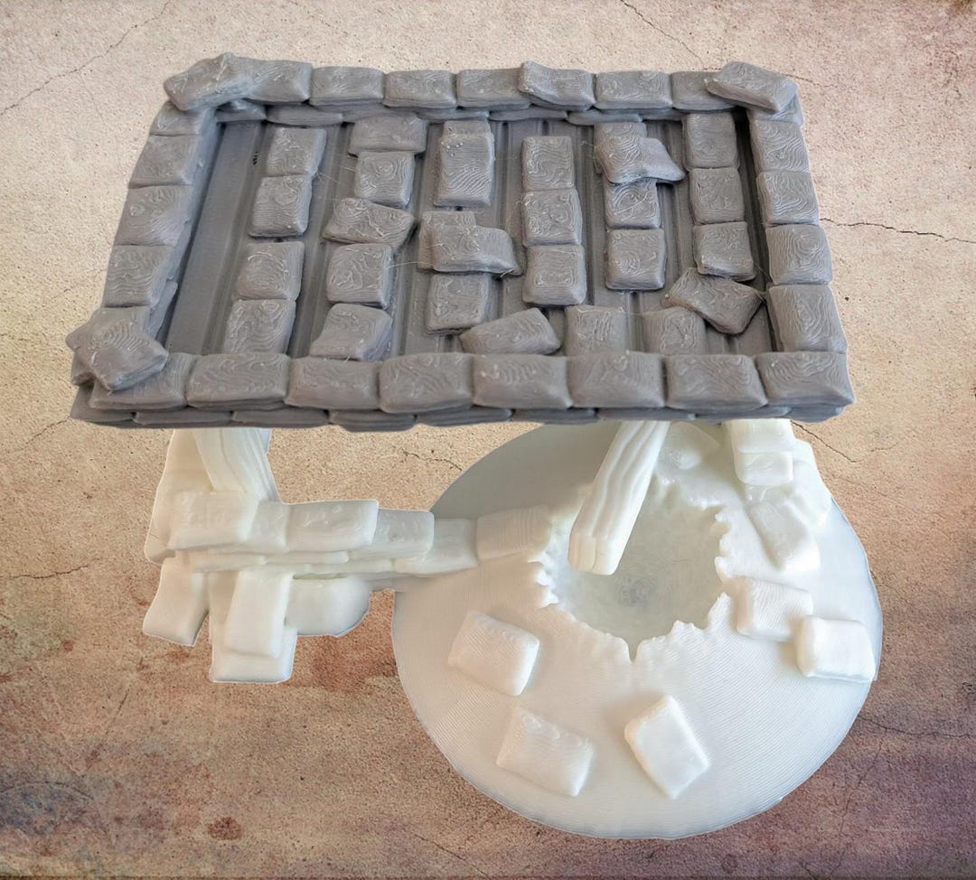 Hit Sand Bag Bunker 1.(detachable Top). - Etsy