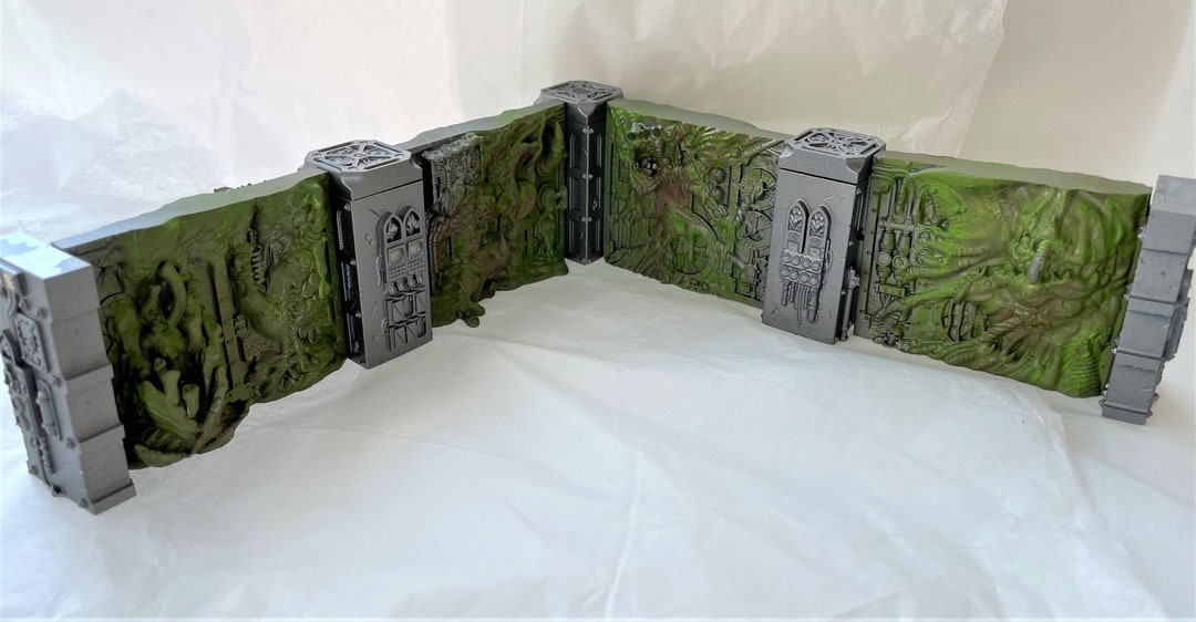 Crashed Spaceship Walls and Pillars Scenery for Wargaming - Etsy