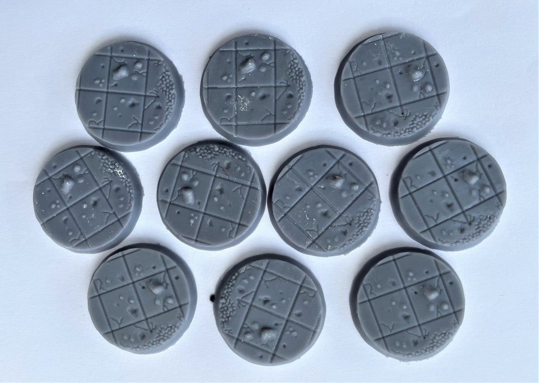 28mm Resin Stone Bases 8k Quality for Minatures - Etsy