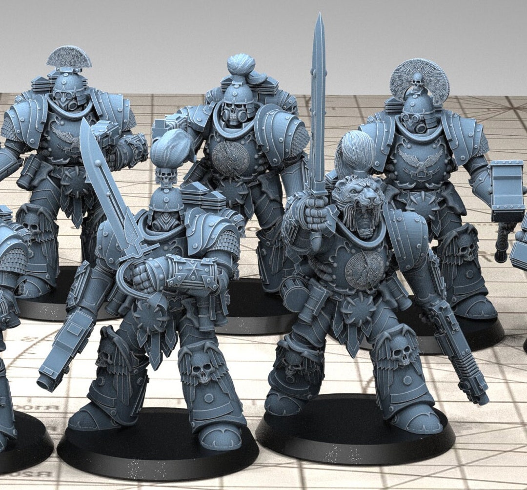 Thunder Warriors SQ Melee Unit by GGW (5 Figures Supplied) - Etsy