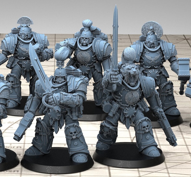 Thunder Warriors SQ Melee Unit by GGW 5 Figures Supplied - Etsy