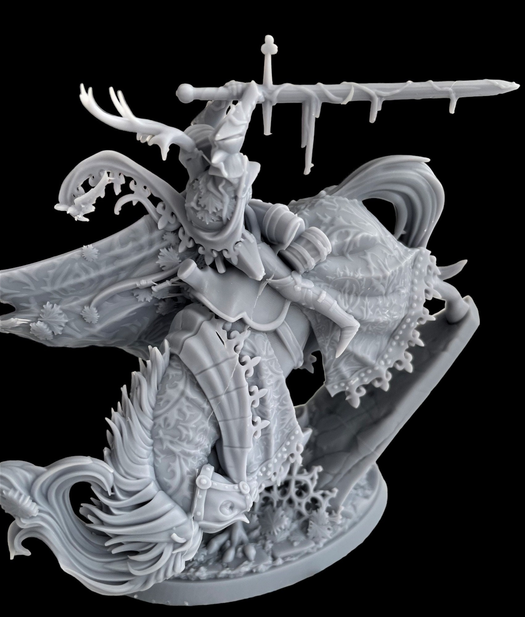 Mounted Green Knight Dnd 2 Sizes - Etsy