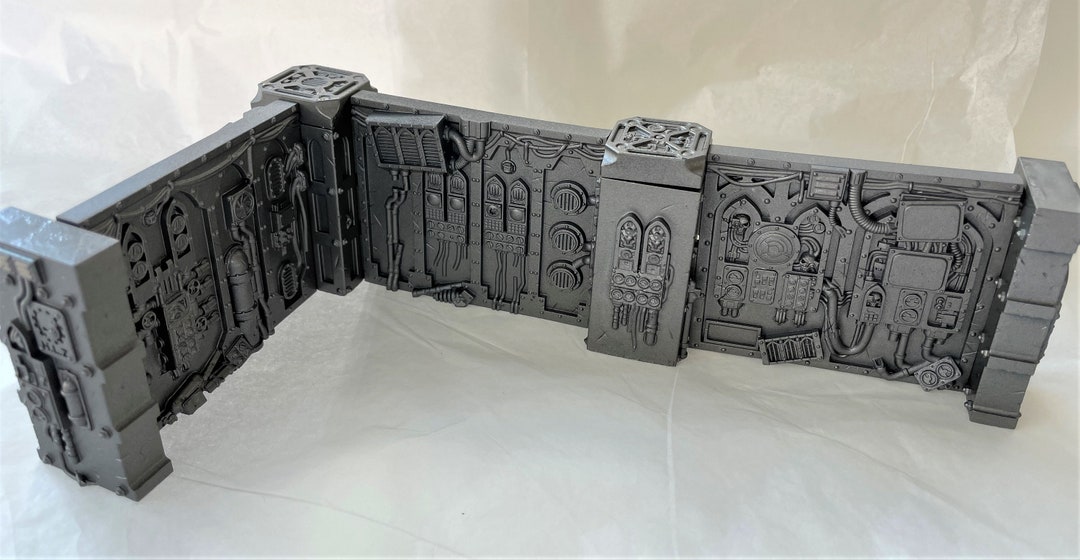 Crashed Spaceship Walls and Pillars Scenery for Wargaming - Etsy