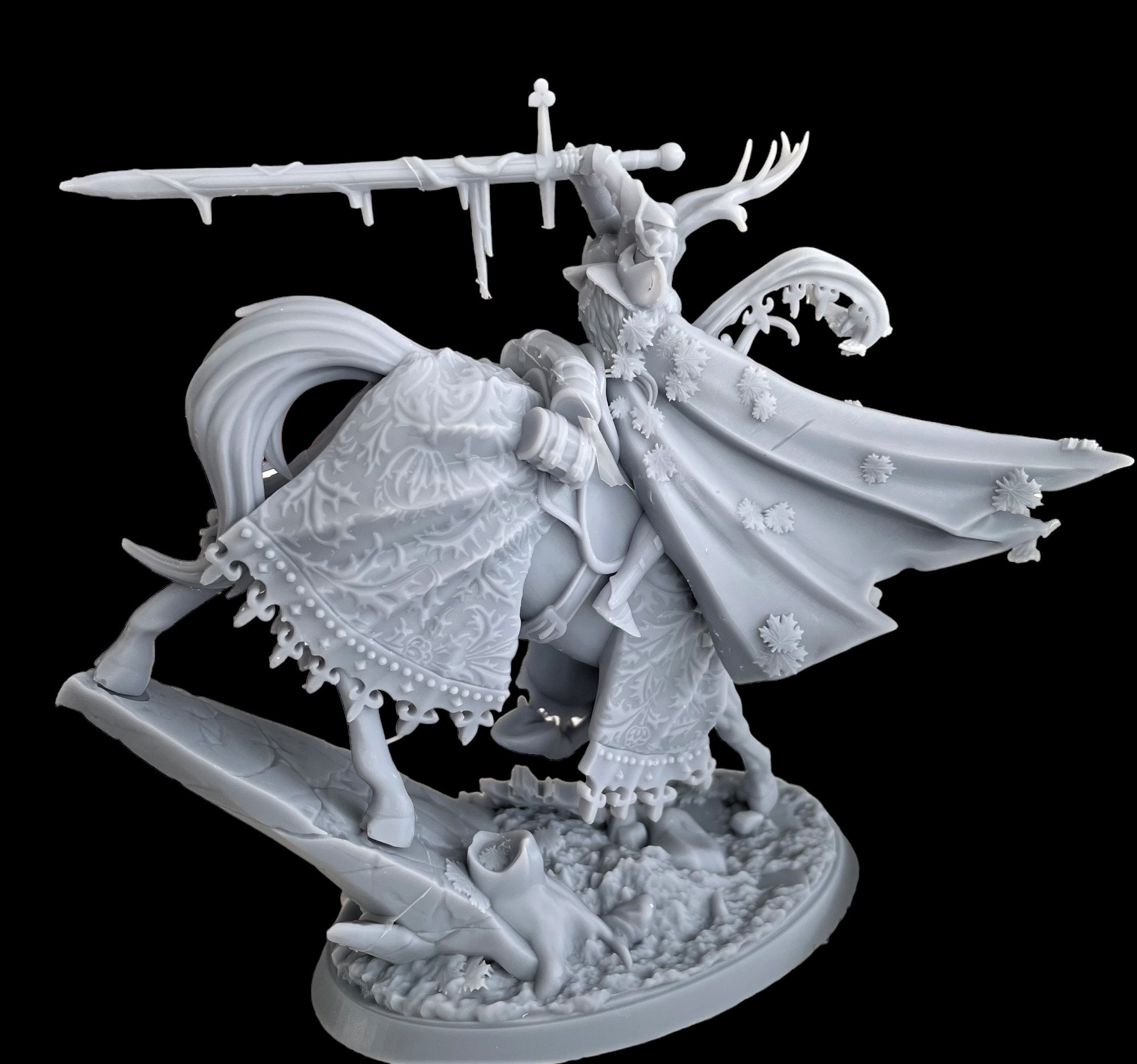 Mounted Green Knight Dnd 2 Sizes - Etsy