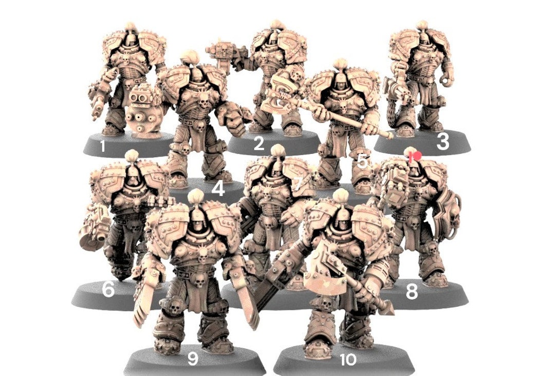 Thunder Warriors Heavy Armour SQ1 Unit (5 Models Supplied/2 Variations ...