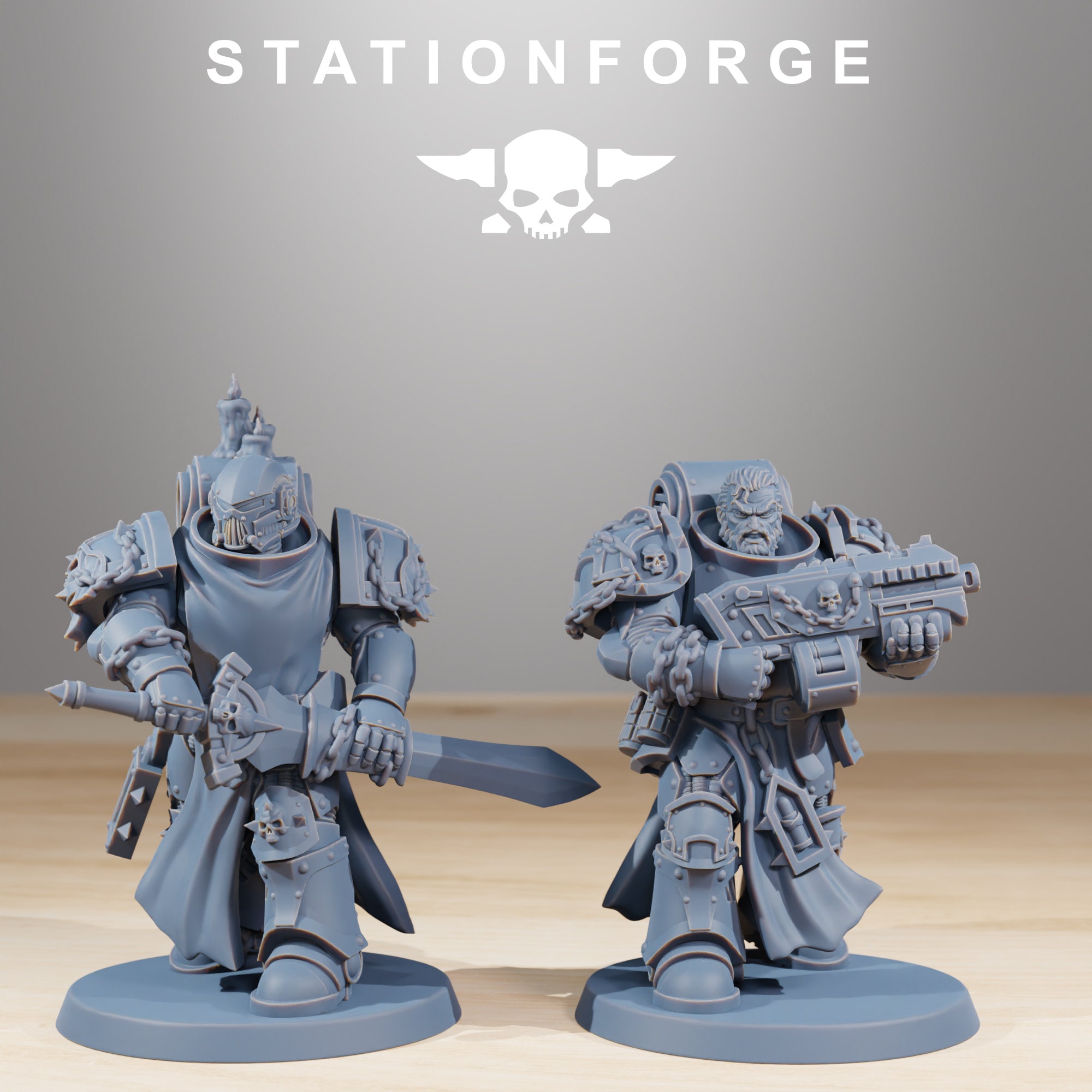 Socratis Legion Crusaders * Set of 10 32mm Scale/station Forge/8k Resin ...