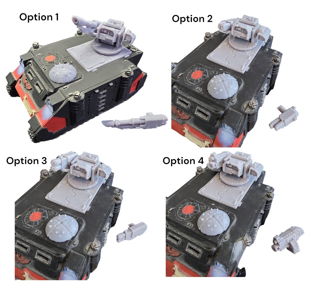 Razorback Turret Conversions (4 Options Available) - Etsy