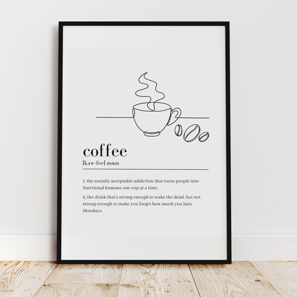 Coffee Poster - Etsy