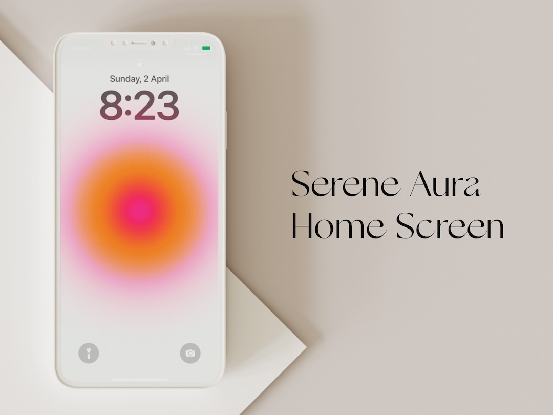 Serene Aura Home Screen - Etsy