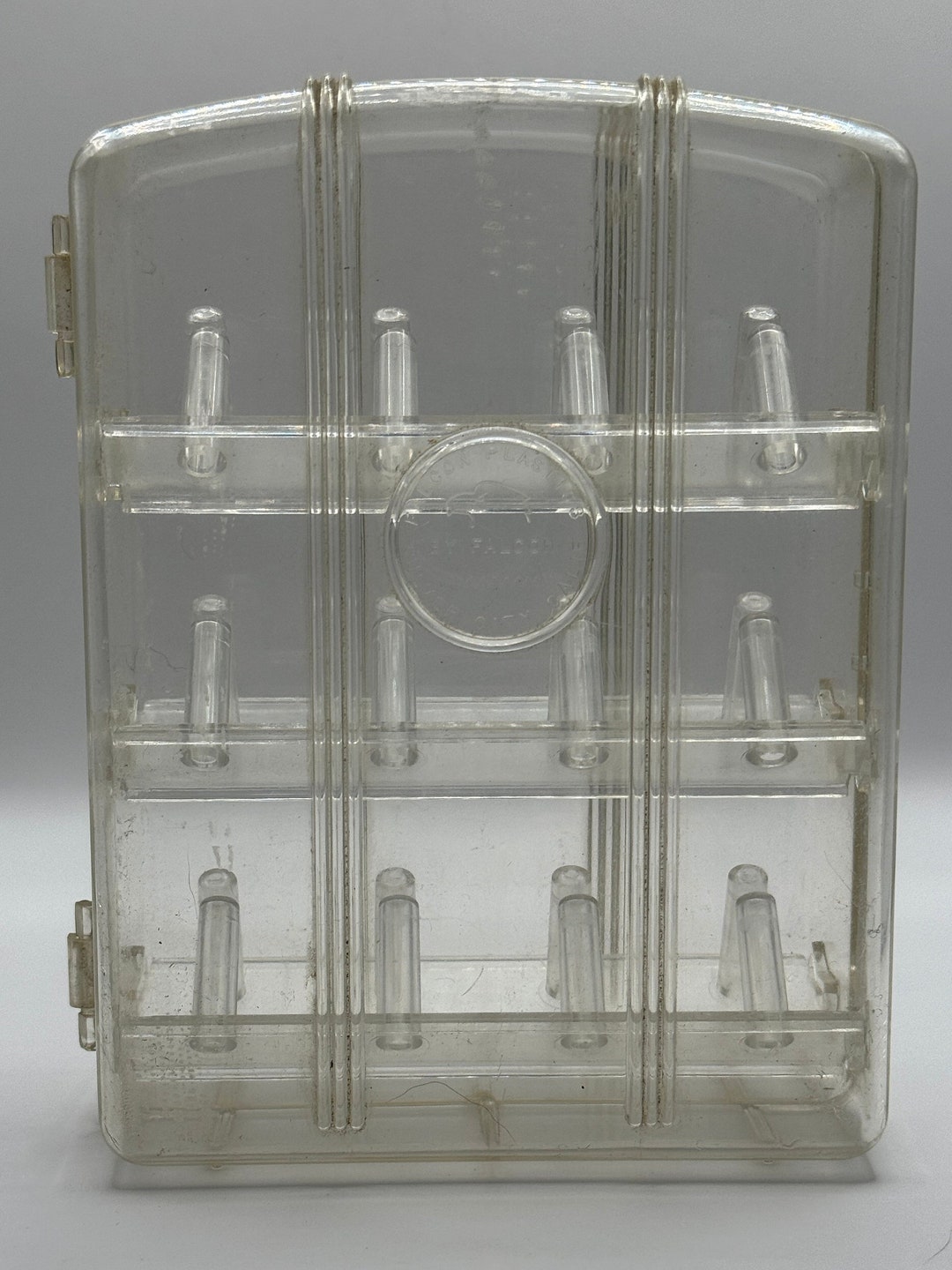 Vintage Clear Plastic Thread Caddy - Etsy