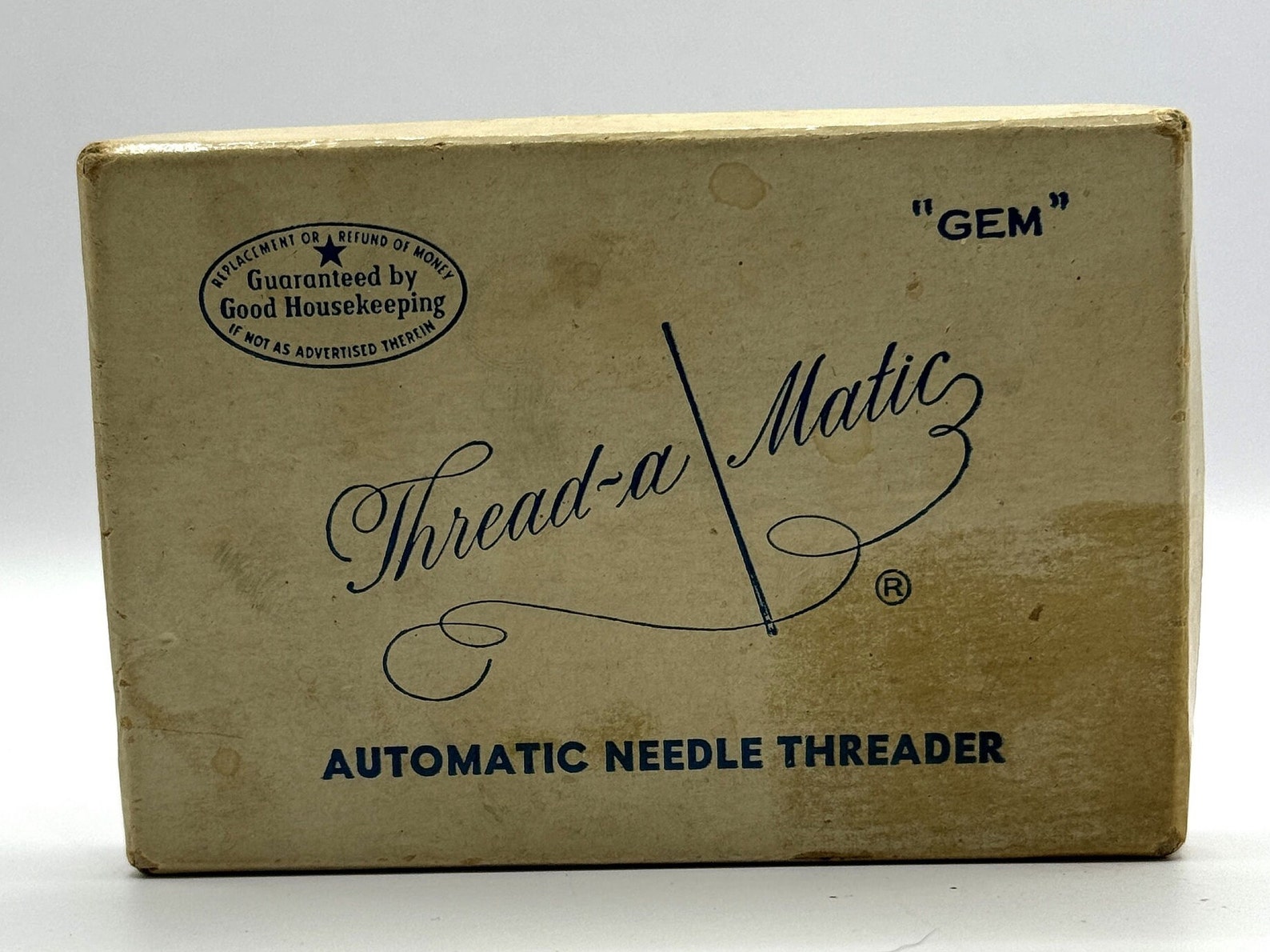 Vintage Thread-a-matic "gem" Needle Threader - Etsy