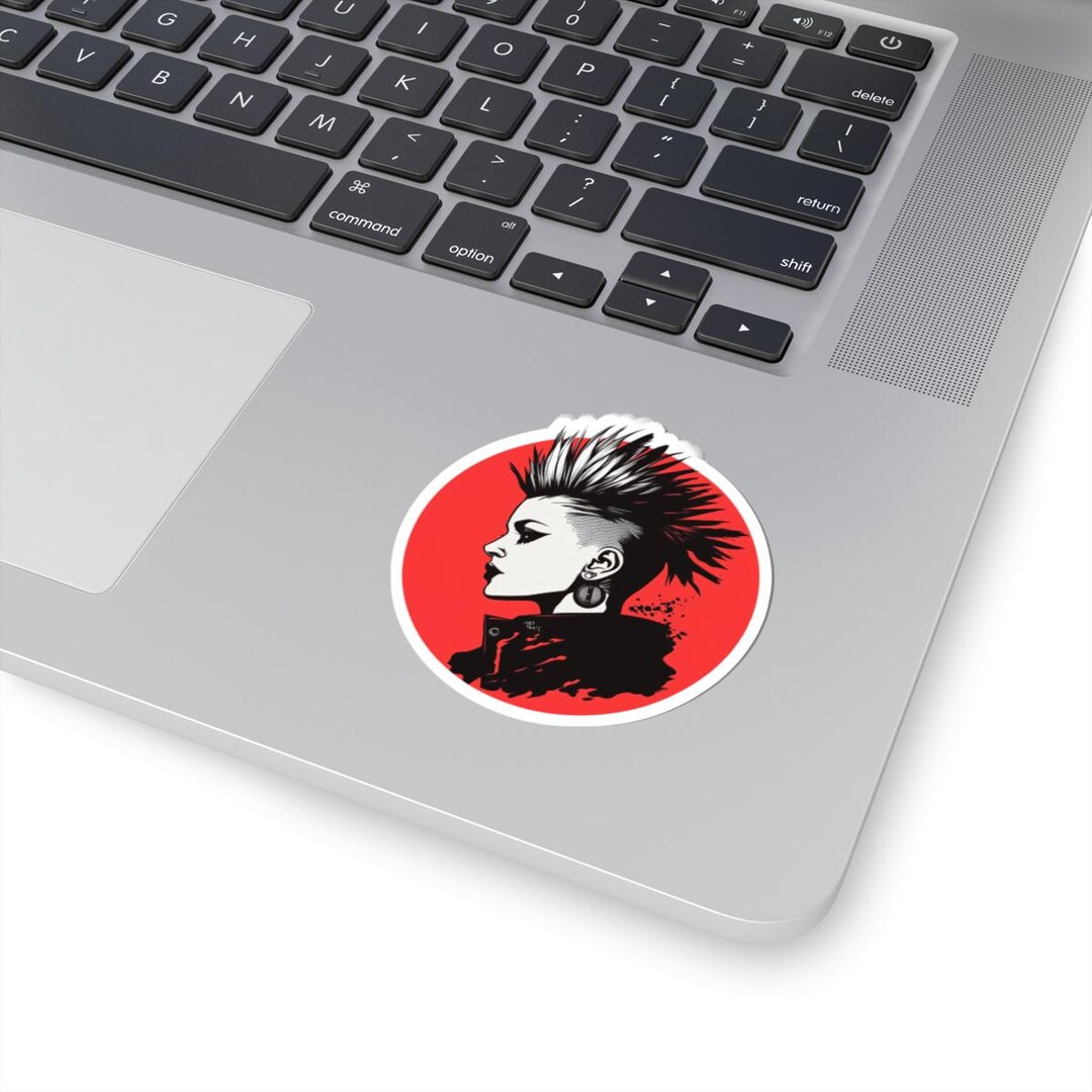 Edgy Punk Rock Kiss-cut Stickers, Laptop Decals, Wall Art, Scrapbooking ...