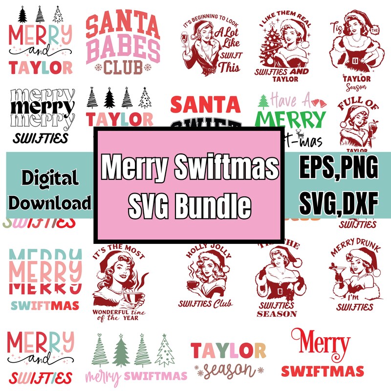 Swiftmas Svg - Etsy
