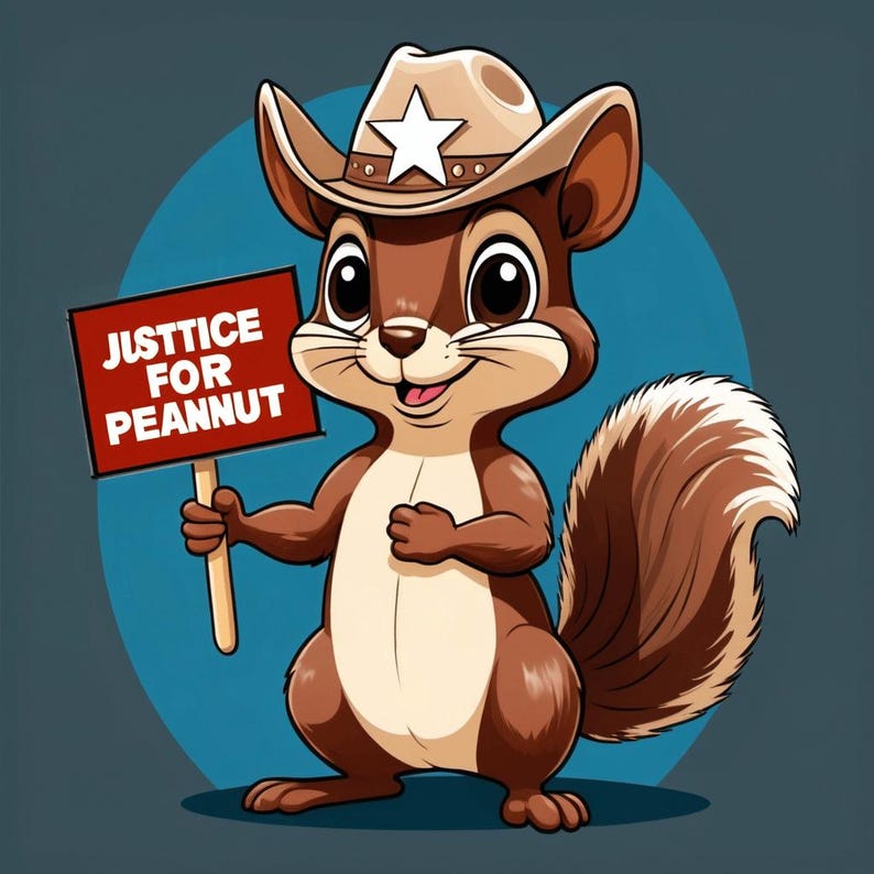 Justice for Peanut the Squirrel PNG SVG JPG – Digital Download, Cute ...