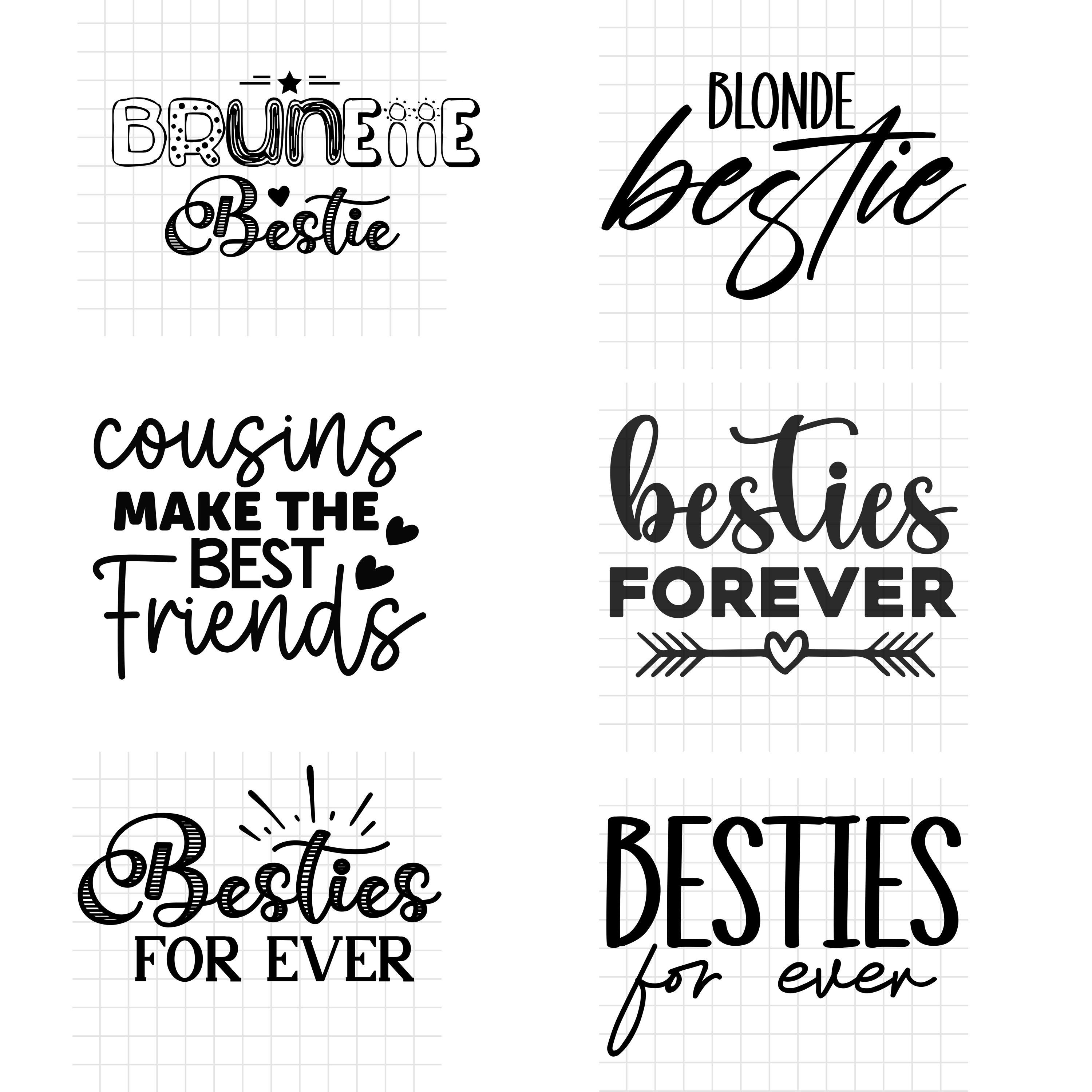 Best Friends Svg Bundle | Friends Png | Friends Svg Cut Files Cricut ...