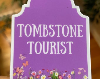 Tombstone Tourist Sticker. Cemetery Lover. Graveyard. Cemetery Explorer ...