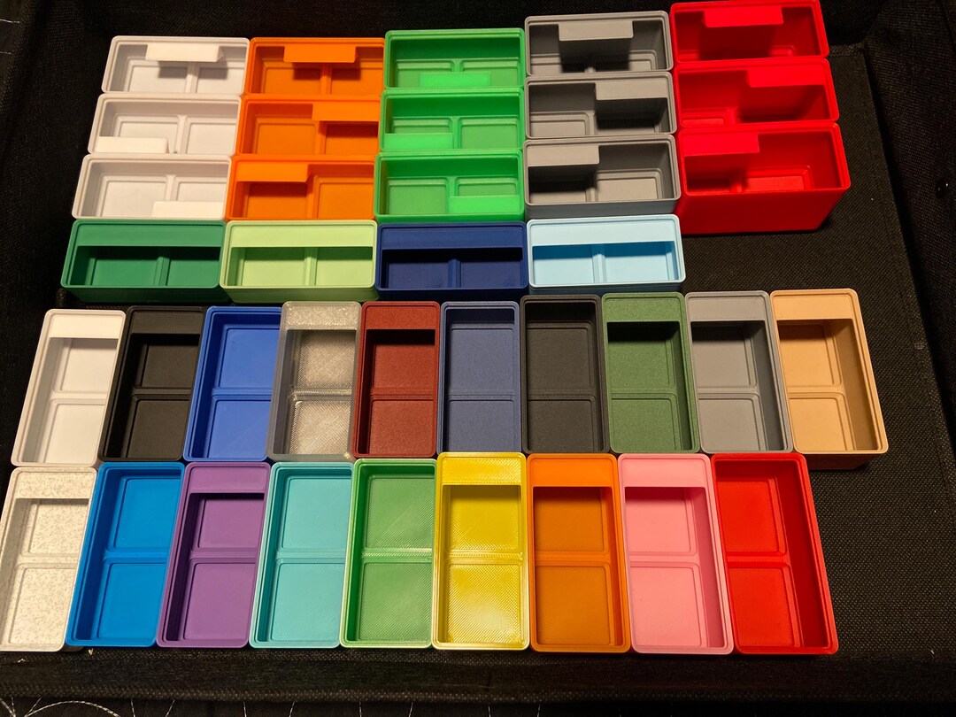 Buy Gridfinity Light Bins 1x2 25/32mm Small Parts Organizer Bins Screw ...