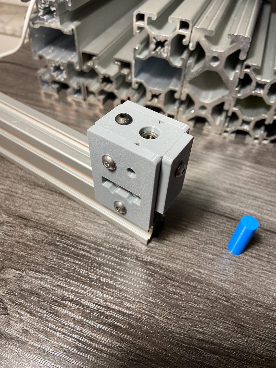 8020 20series V-slot (1-hole) 2020 4mm-12mm Access Hole Drill Guide ...
