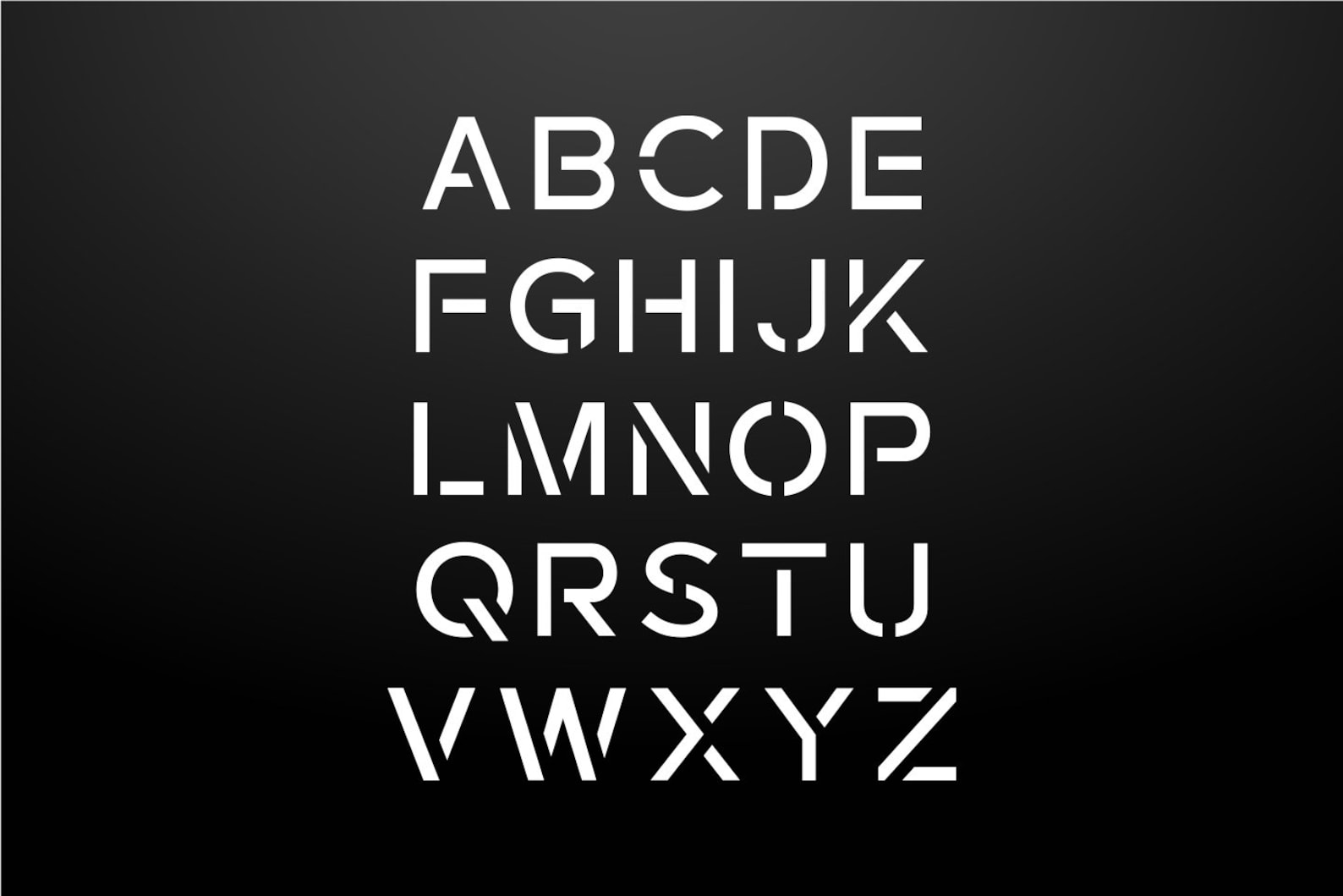 Fitness Font - Future Font, Logo Font, Geometric Font, Abstract Fonts ...