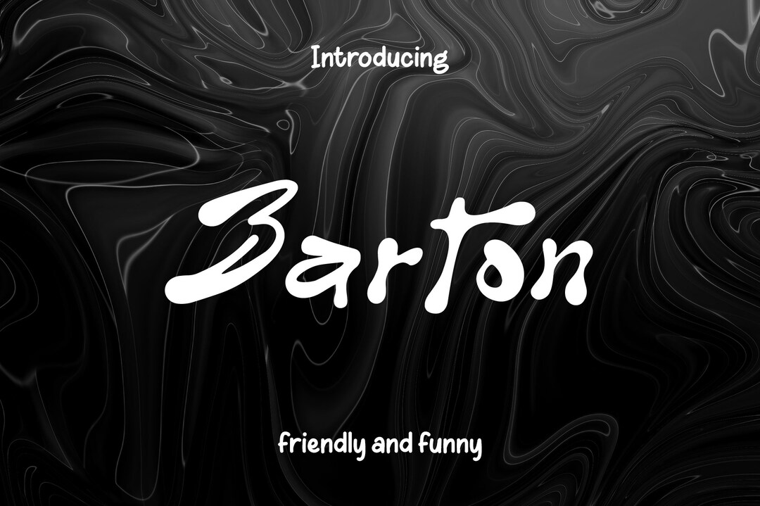 Barton is a Liquid Font - Spalsh Font, Fonts for Designers, Font for ...