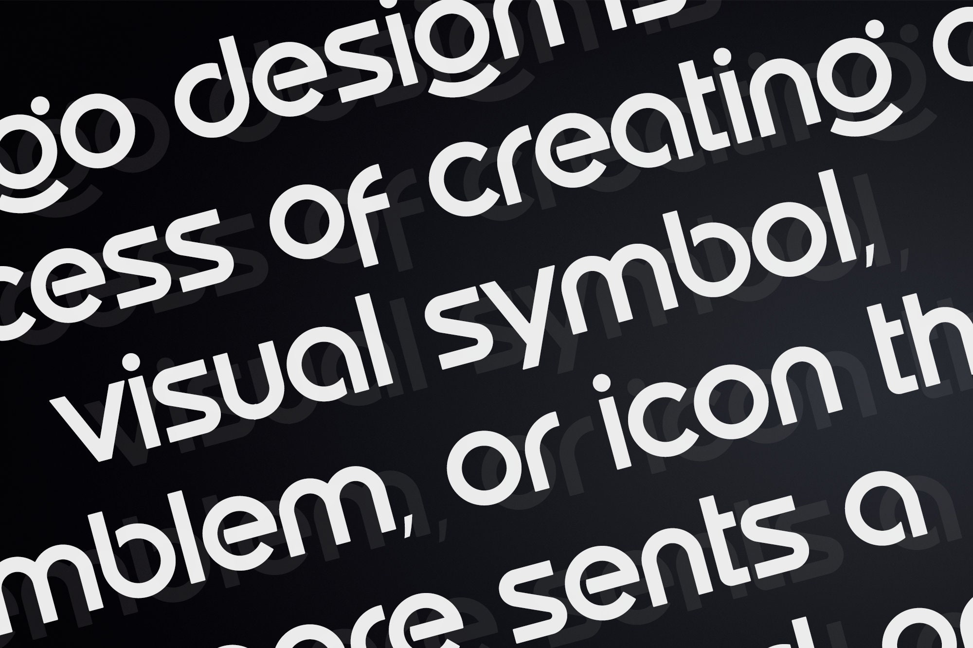 A Geometric Shape Font - Font for Logo Design, Font for Designers, Logo ...