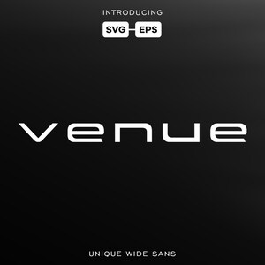 Venue Futuristic Font Futuristic Font, Premium Font, Stylish Fonts ...